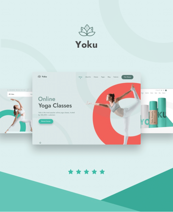 قالب Yoku - قالب وردپرس استودیوی یوگا و آیورودا | تم فارس